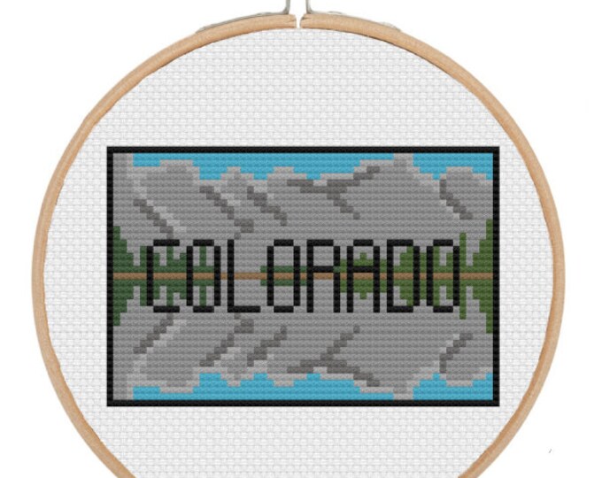 Colorado Cross Stitch Pattern - Etsy