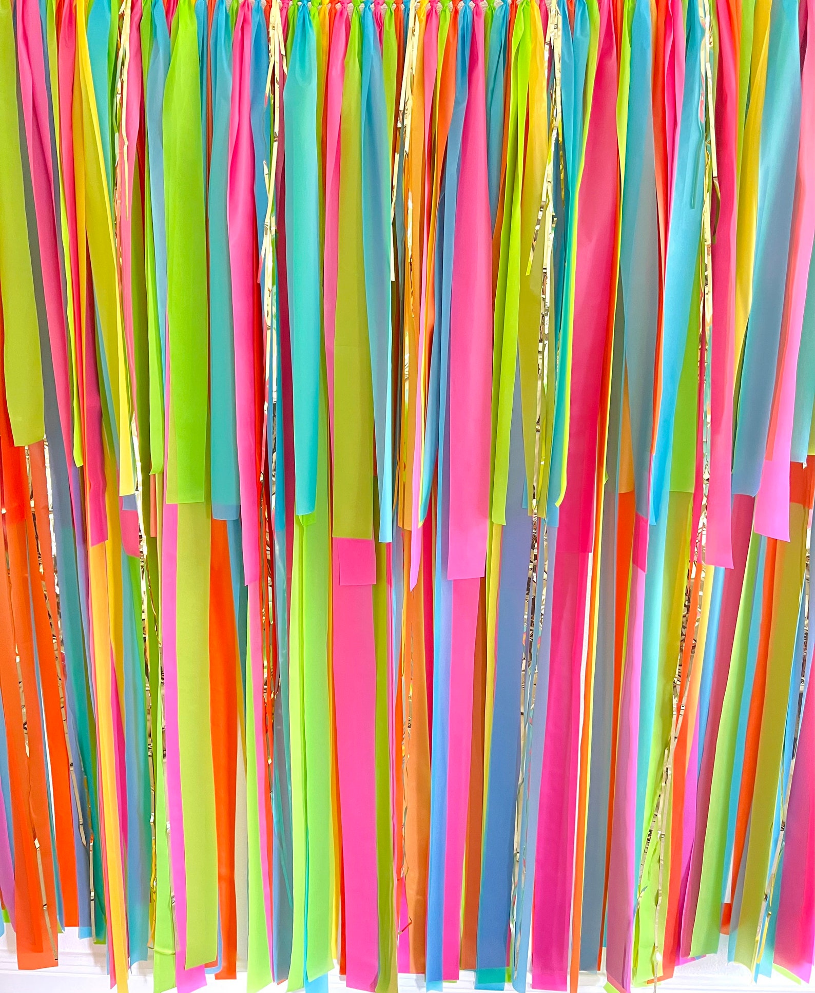 Fringe Backdrop Neon Party Girl Birthday Unicorn - Etsy