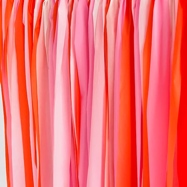 Pink Orange Banner - Etsy