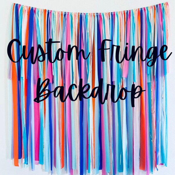 Fringe Backdrop Wall - Etsy