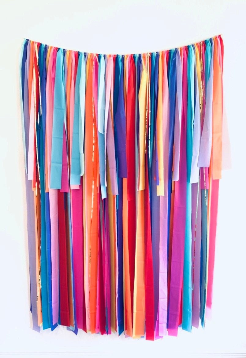 Fringe Backdrop Fiesta Backdrop Cinco De Mayo Rainbow - Etsy