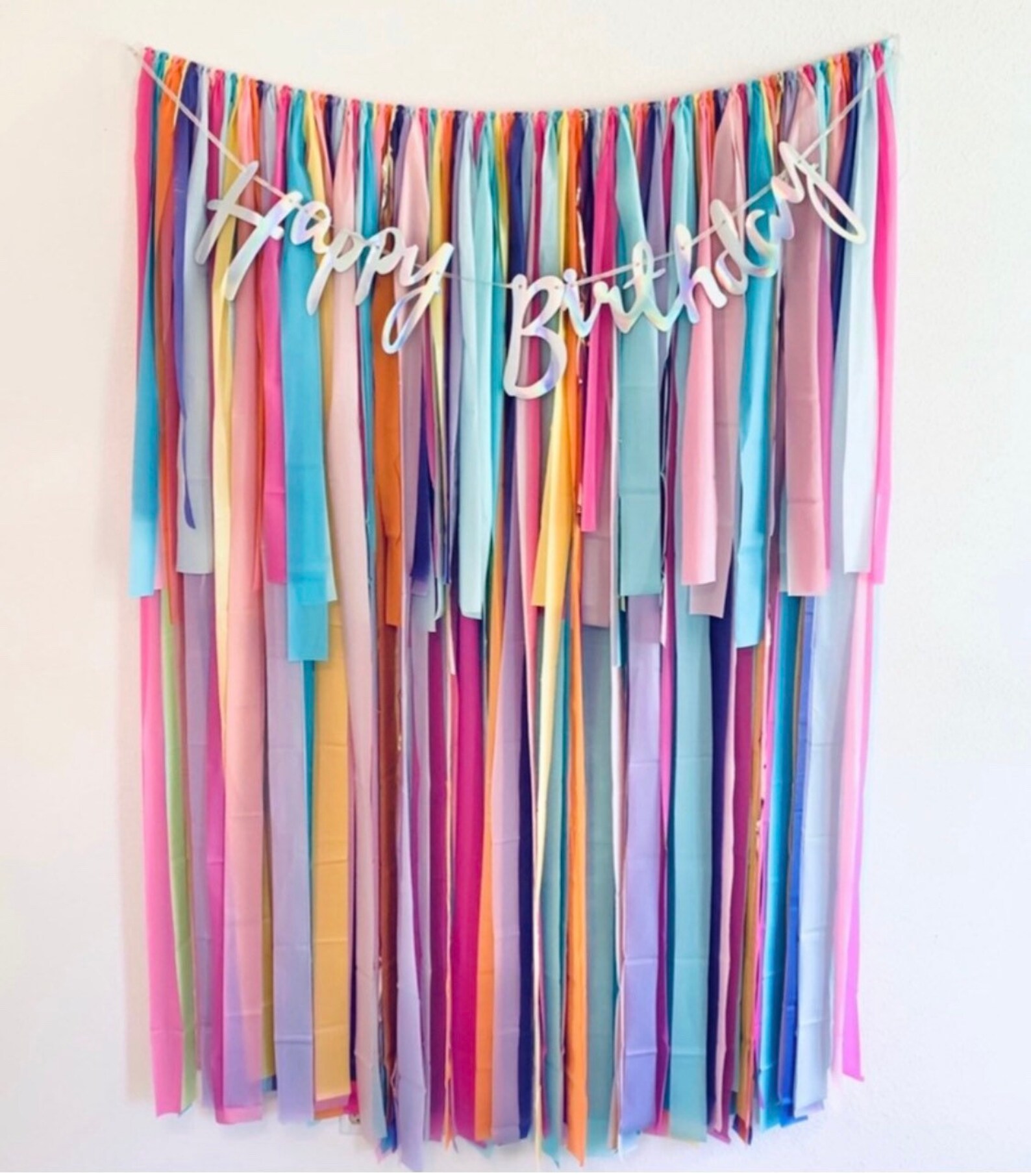 Fringe Backdrop Bachelorette Fiesta Rainbow Fringe - Etsy