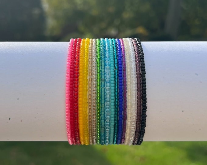 Floral Loom Bead Pattern, Miyuki Delica Bracelet Pattern, Square Stitch ...