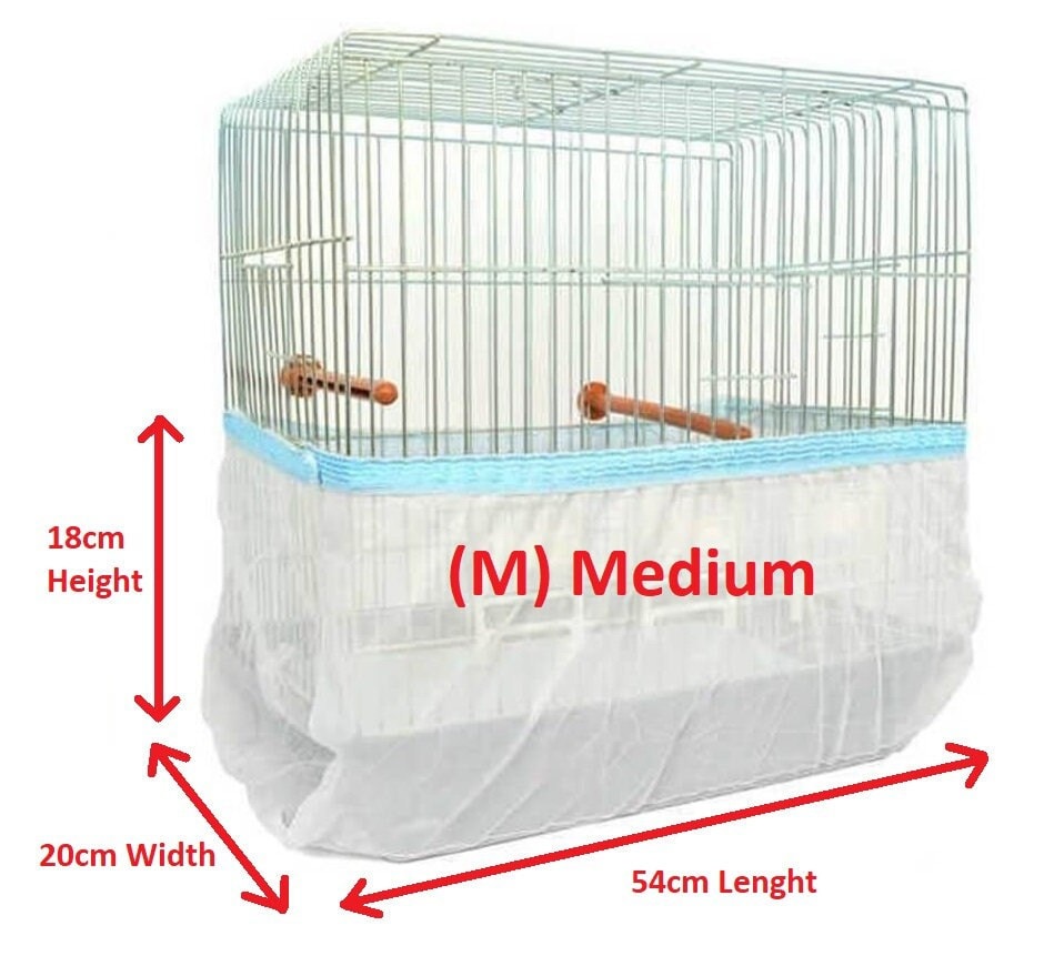 Bird Cage Seed Catcher Pocket Style Mesh Seed Catcher Stretchy Cover - Etsy