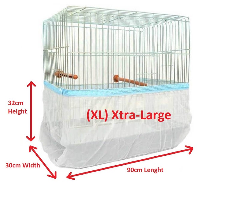 Bird Cage Seed Catcher Pocket Style Mesh Seed Catcher Stretchy Cover - Etsy