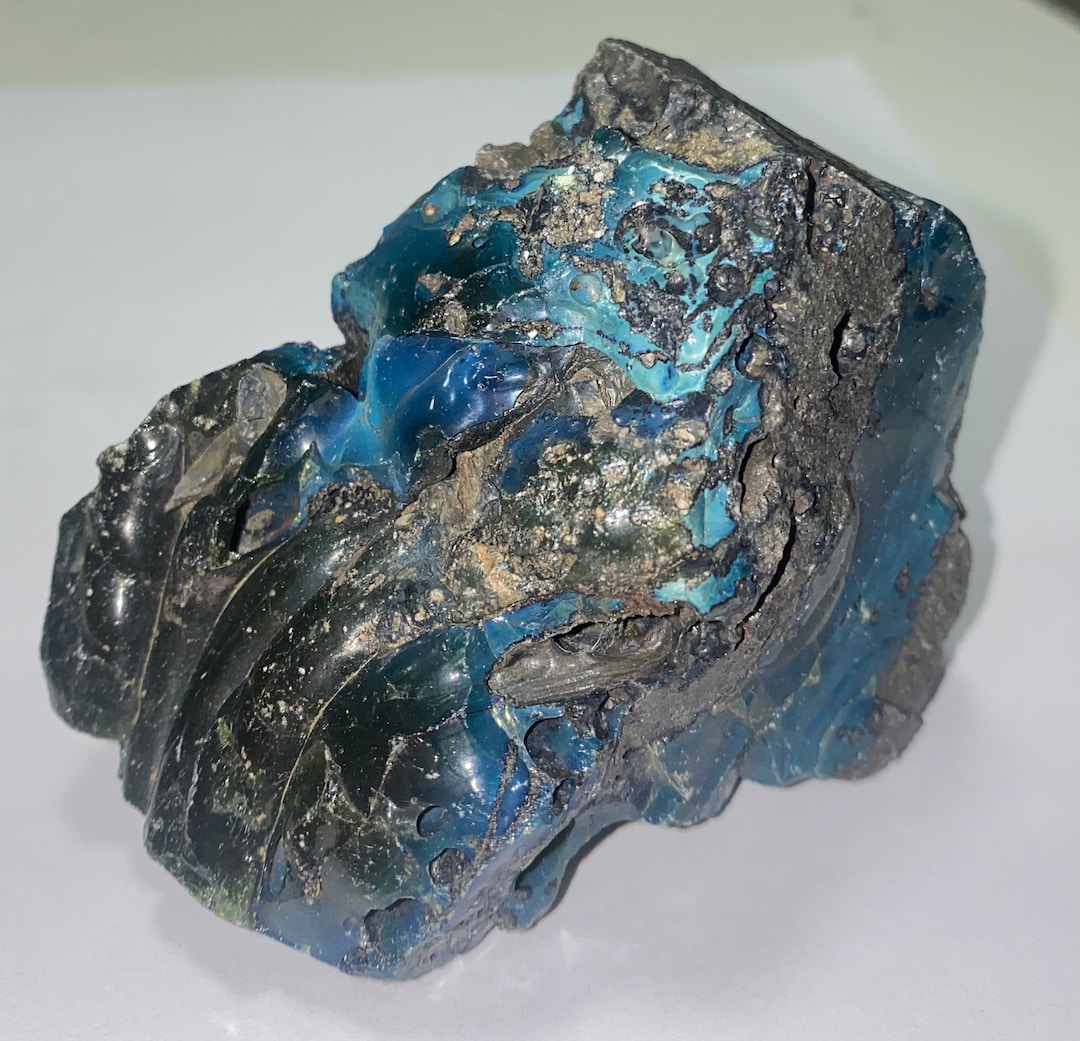 Leland Blue Slag (one Palm Sized Piece) (WE PICK for You) (rare Find ...
