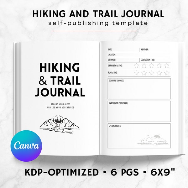 Hiking Journal - Etsy