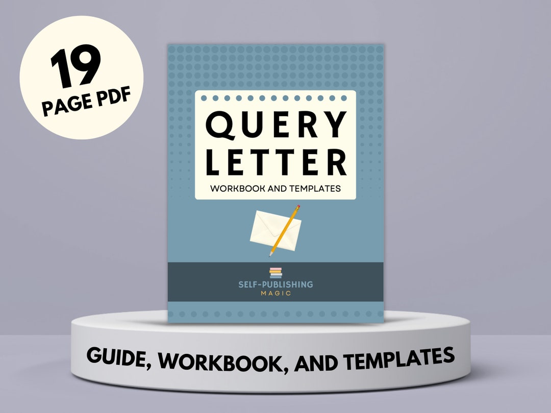 Query Letter Workbook and Templates for Authors | Author Planning ...