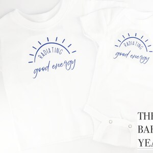 Radiating Good Energy Baby Bodysuit for Newborn Baby Shower Gift ...