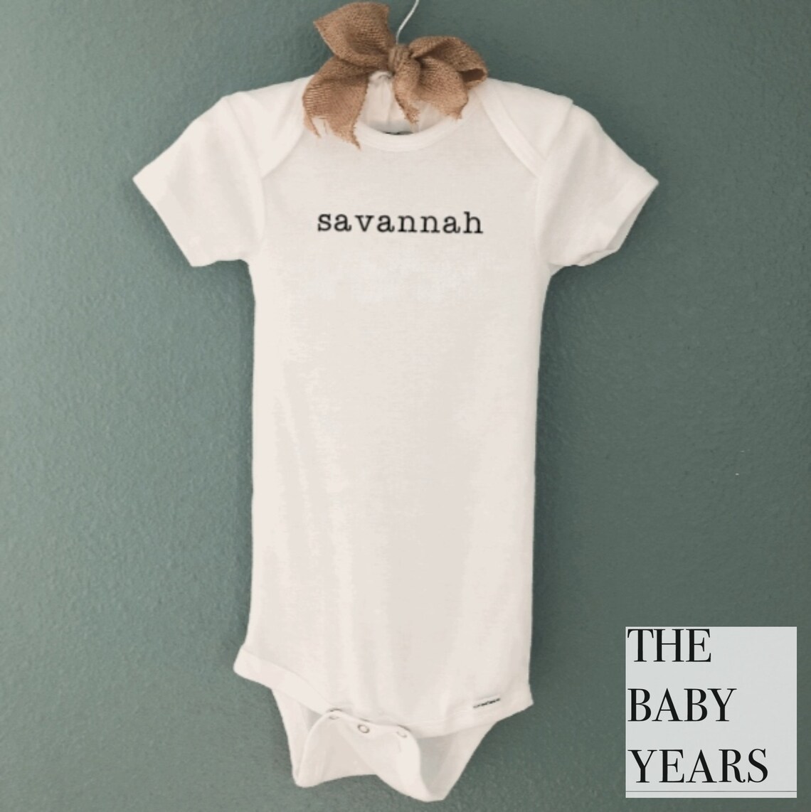 Personalized Baby Shirt With Name Custom Newborn Shower Gift - Etsy
