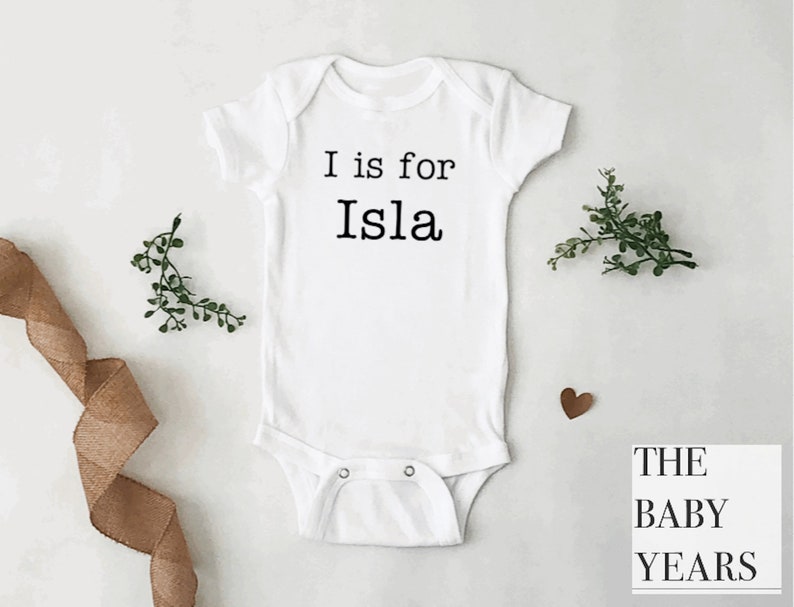 Custom Toddler Clothing With Name Personalized Newborn Baby Shower Gift ...