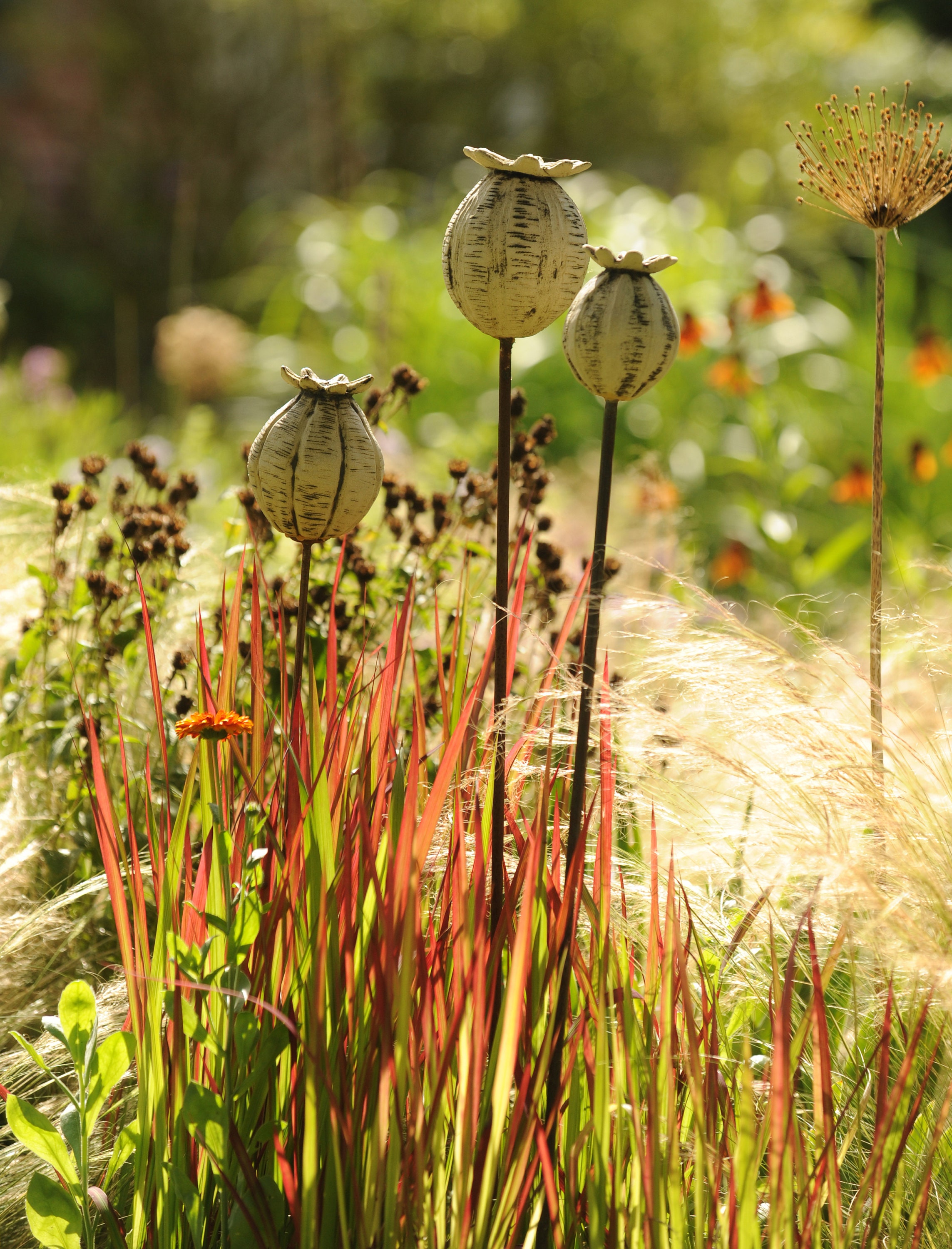 Hand Made Ceramic Seed Heads for the Garden - Etsy