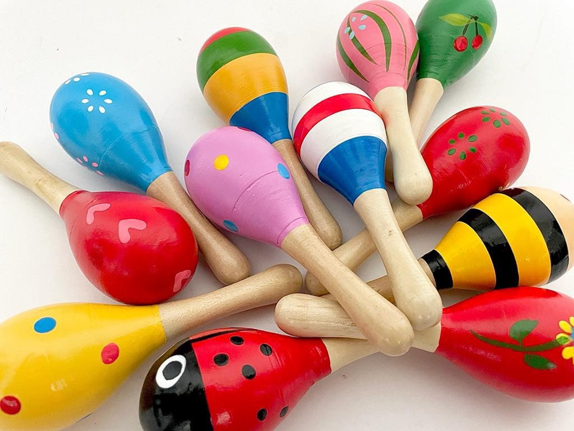 Mini Maraca Set of 2/baby Maracas/ Music Maraca/maraca | Etsy UK