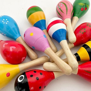 Mini Maraca Set of 2/baby Maracas/ Music Maraca/maraca Set/musical ...