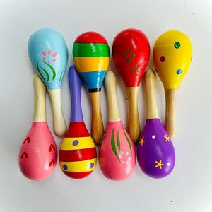 Mini Maraca Set of 2/baby Maracas/ Music Maraca/maraca Set/musical ...