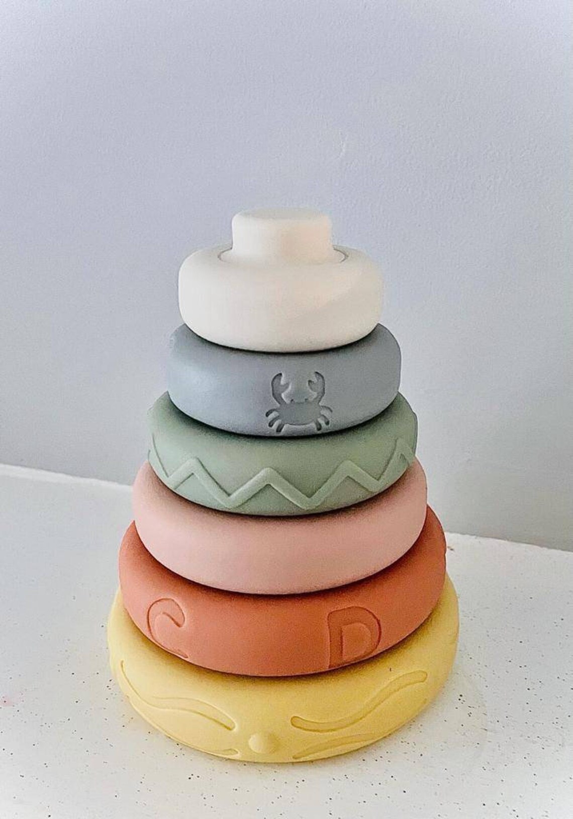 Silicone Ring Stacker/silicone Toys/educational Toys/baby and - Etsy