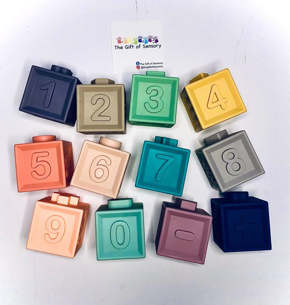 Silicone stacking blocks toddler baby pre schoolfirst - Etsy Nederland