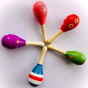 Mini Maraca Set of 2/baby Maracas/ Music Maraca/maraca Set/musical ...