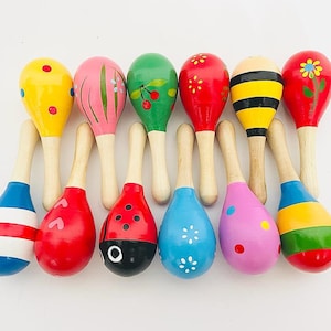 Mini Maraca Set of 2/baby Maracas/ Music Maraca/maraca | Etsy