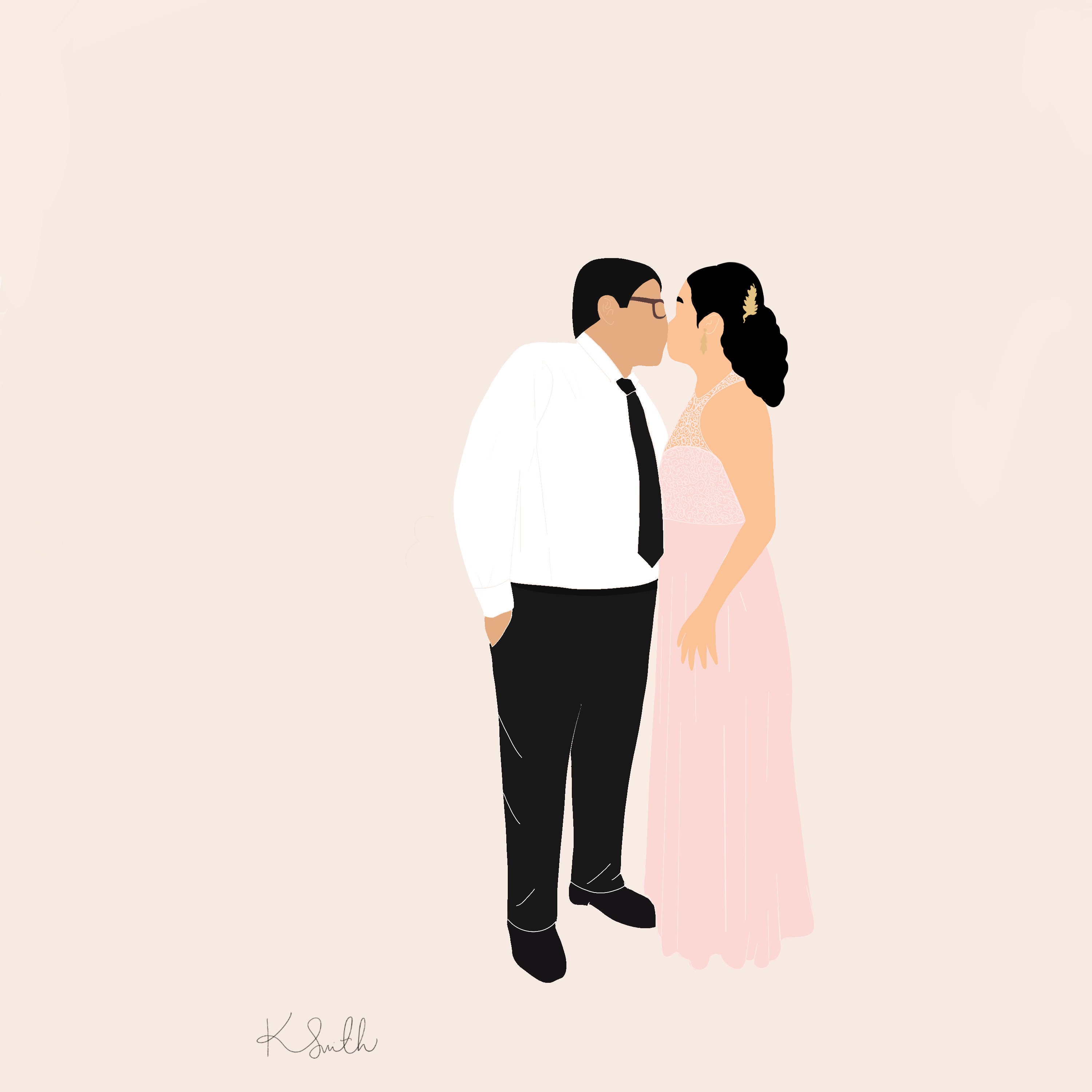 Custom Digital Art + Digital Prints + Faceless Digital Art + Pets ...