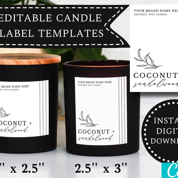 Minimalistic Label - Etsy