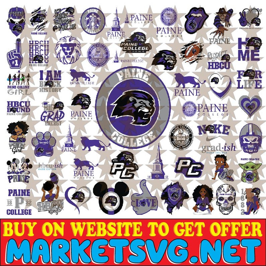 Bundle 57 Files Paine College Svg Paine College Svg HBCU - Etsy