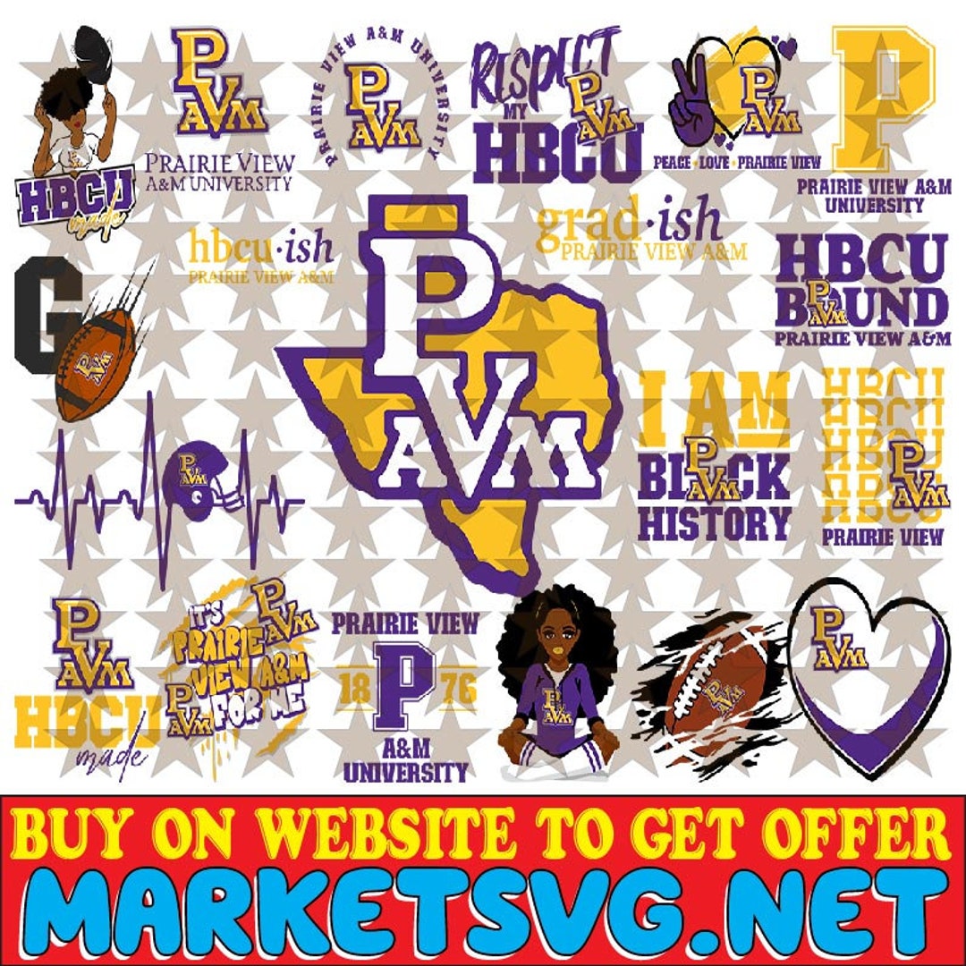 Prairie View Svg HBCU Svg Collections HBCU Svg Football - Etsy