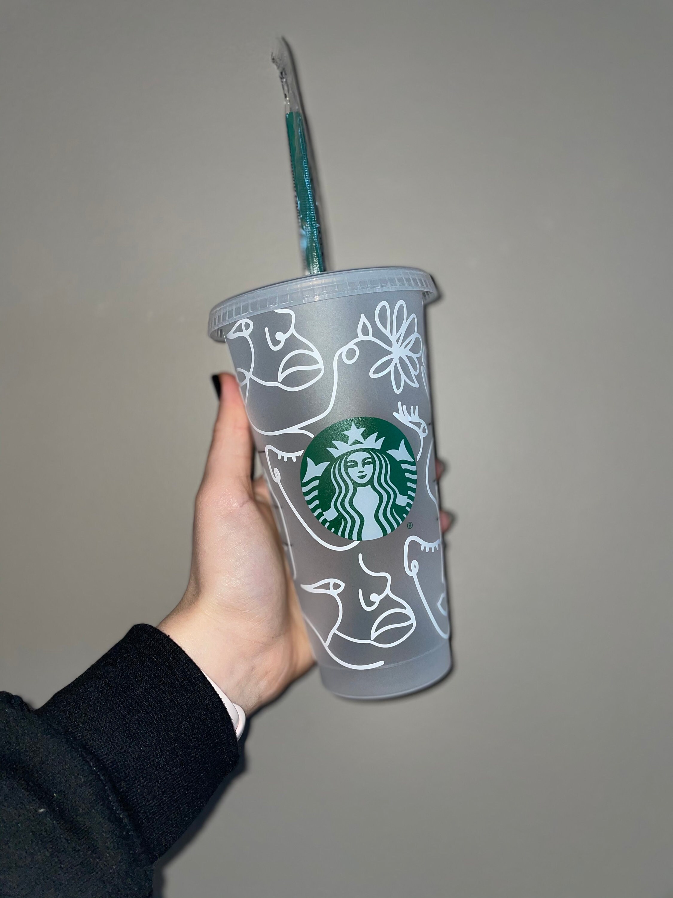 Faces Full Wrap Tumbler Custom Starbucks Tumbler Gift Idea | Etsy