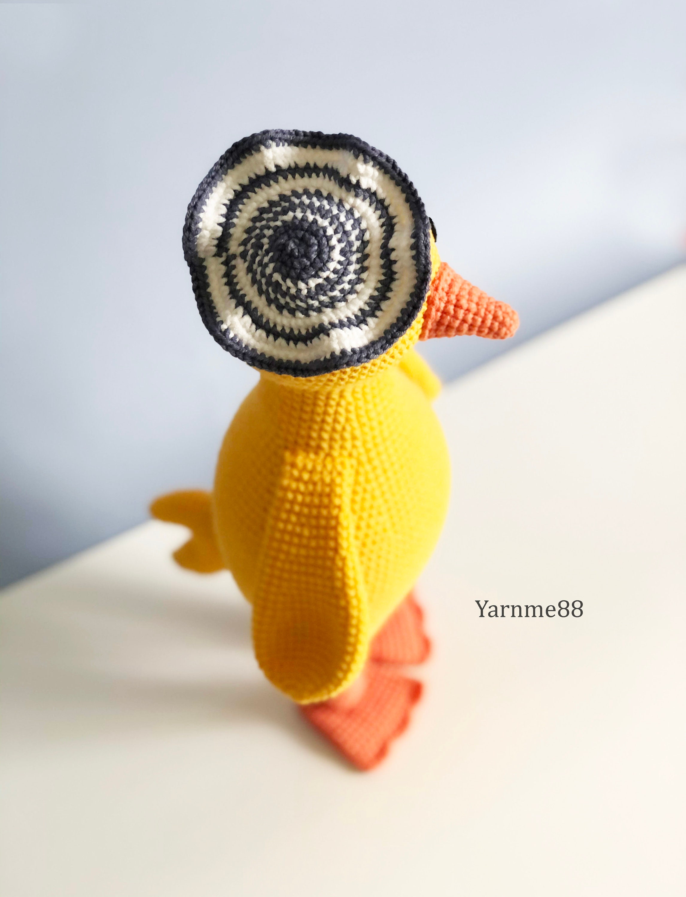 Yarnme88: Tuni the Little Duck. Amigurumi Crochet Pattern. PDF. Instant ...