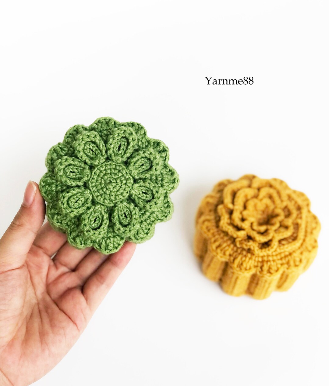 Yarnme88: Tea Mooncake Crochet Pattern. Amigurumi. Crochet Food. PDF ...