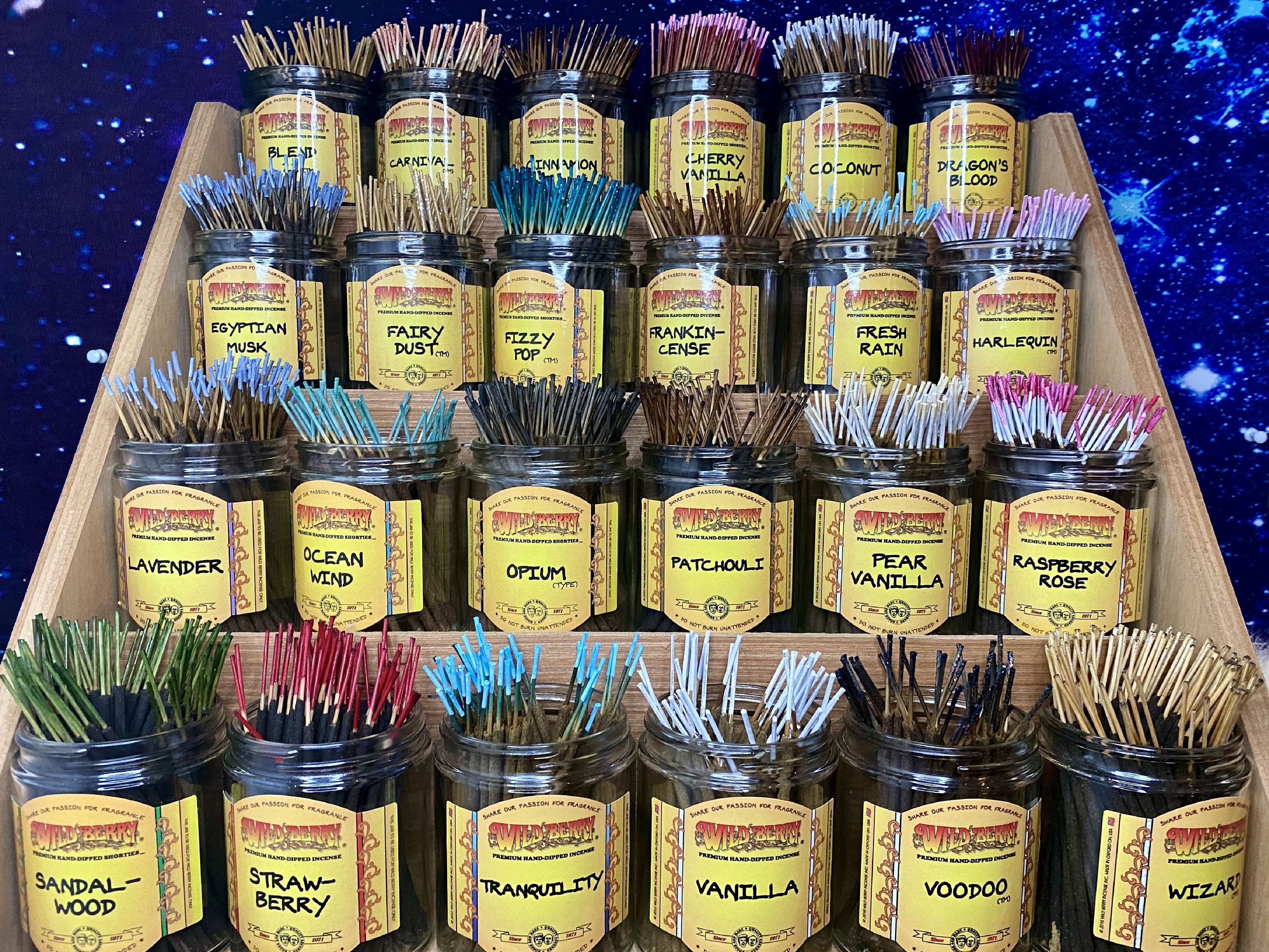 NEW SCENTS Wildberry SHORTIES Incense Sticks 4 Inches Long Cherry Vanilla Frankincense Dragons Blood Lavender Etsy Australia