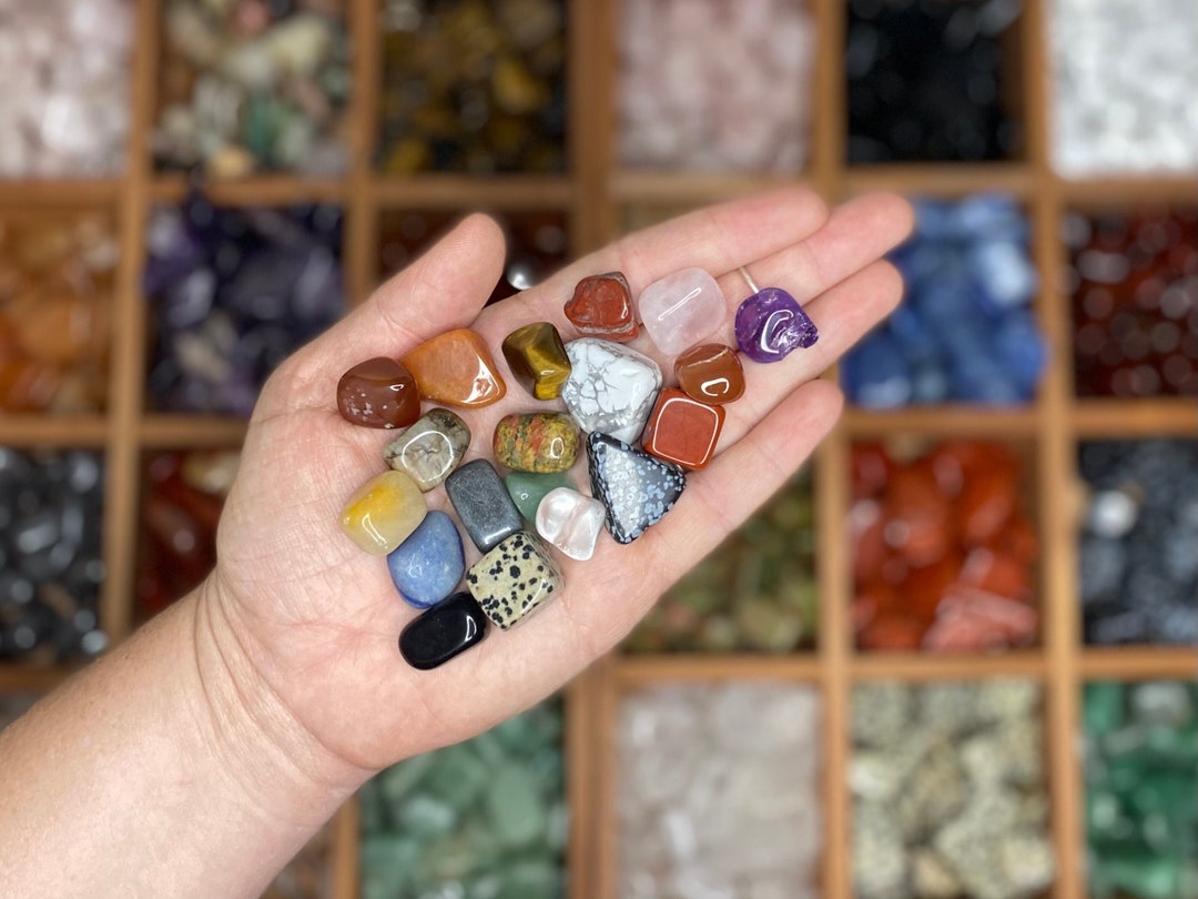 Tumbled Crystals / Pick Your Own Bag of Authentic Polished Rocks ...