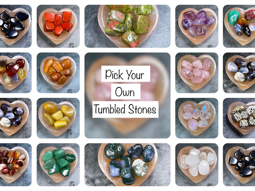 Tumbled Stones / Sold Individually / Pick Your Own Authentic Polished ...