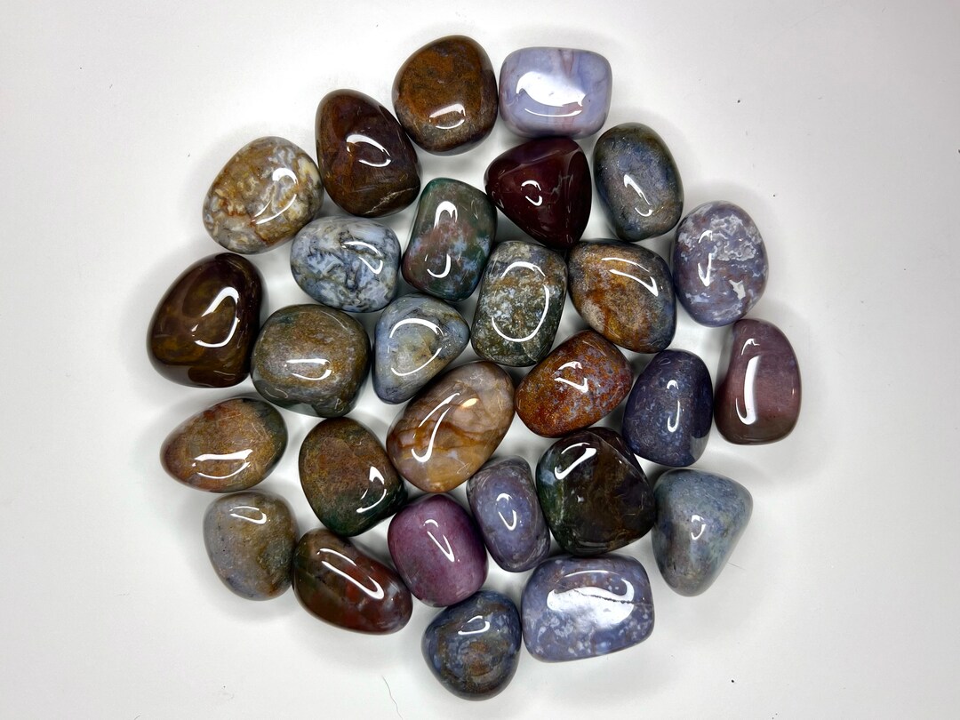 Fancy Jasper Tumbles / Polished Tumbled Crystals - Etsy