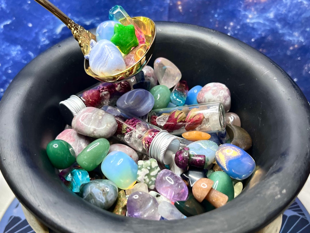 Crystal Confetti Scoop ~ Magical Forest Mix / Mystery Crystal Bag of ...