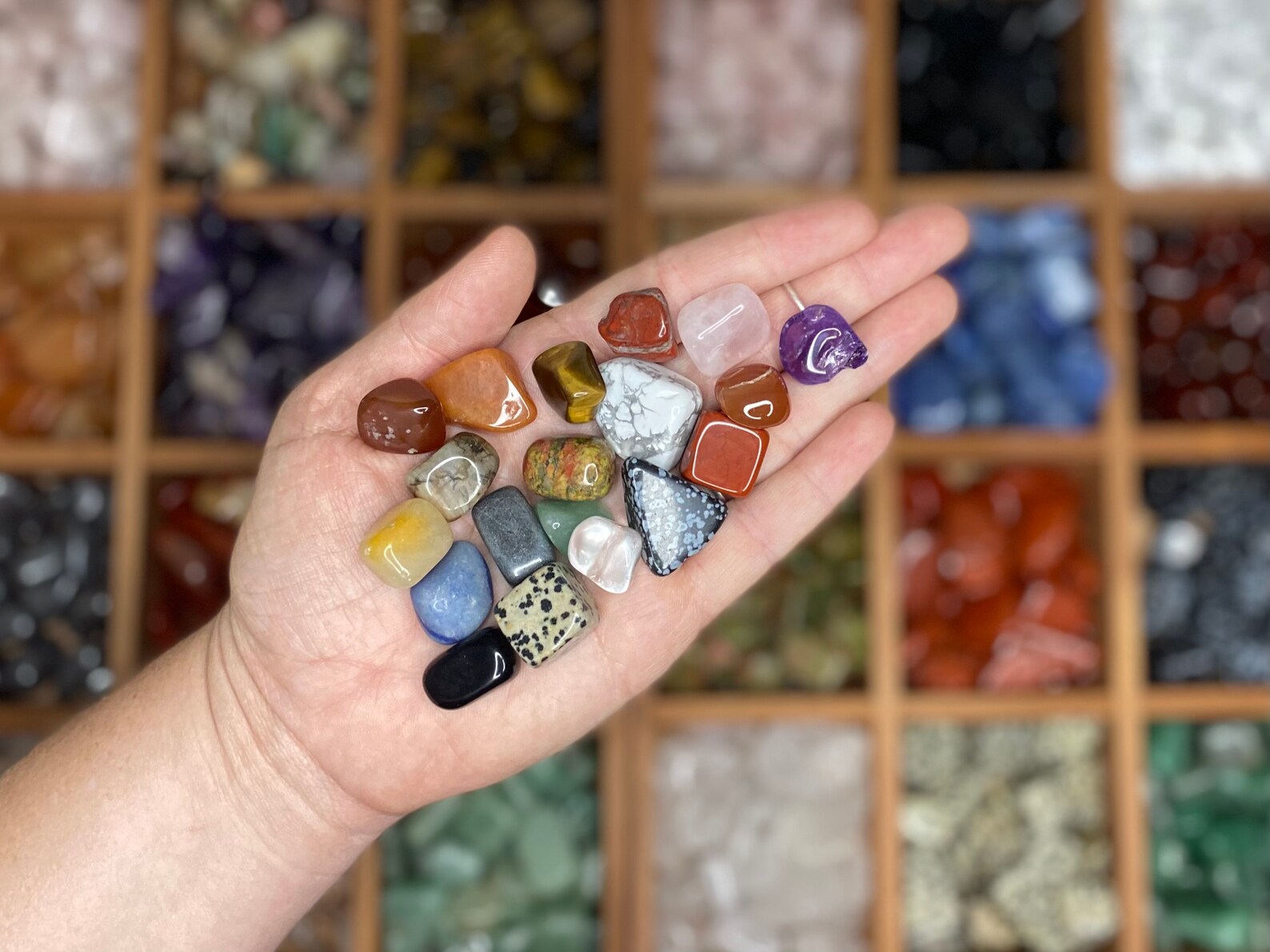 Tumbled Crystals / Pick Your Own Bag of Authentic Polished - Etsy