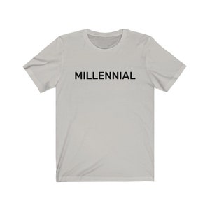 Millennial Shirt, Millennial Mom, Typographic Tshirt, Gift for ...