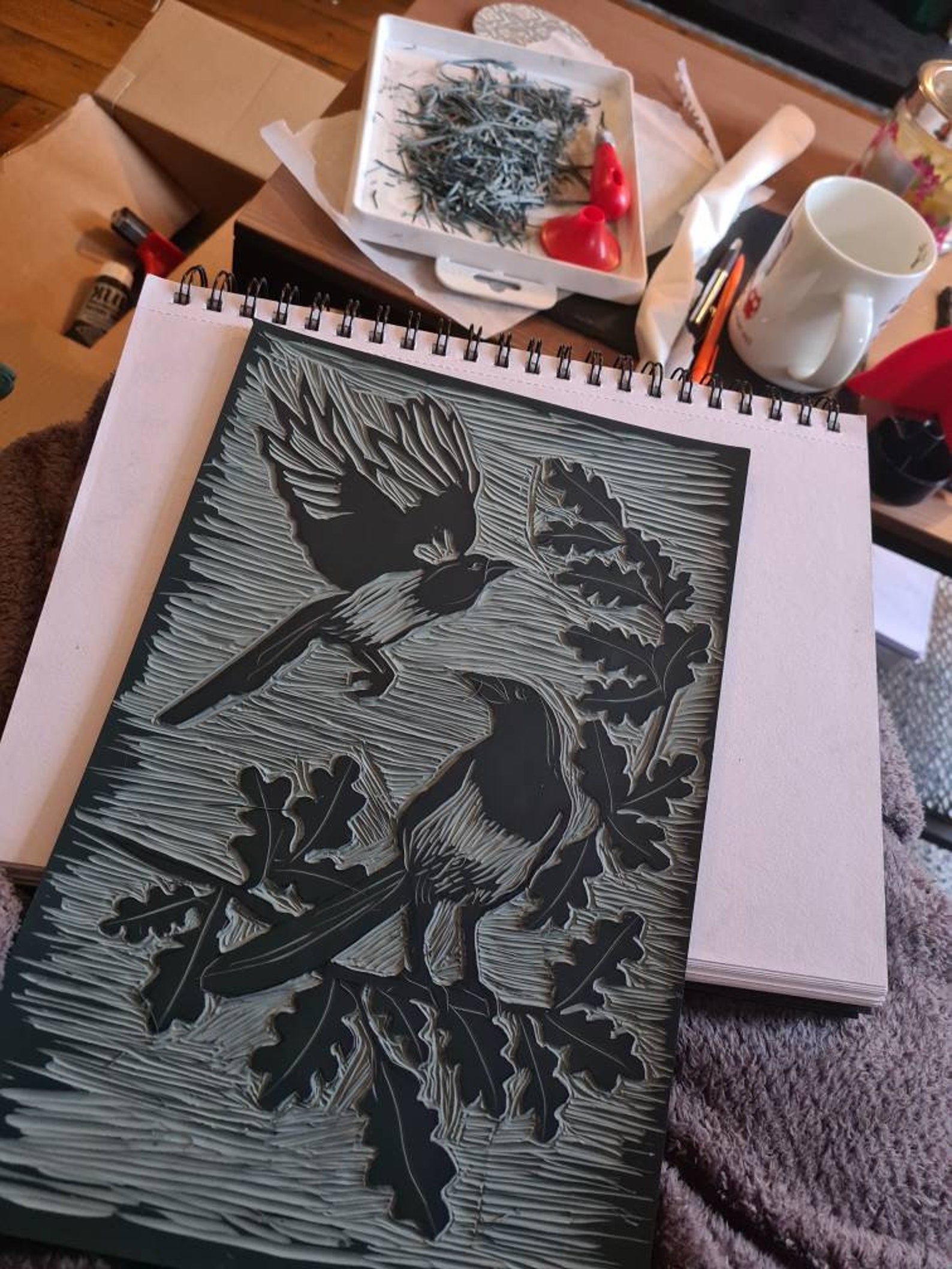 Instant Download Magpies Print Bird Gifts Goth Home Decor - Etsy