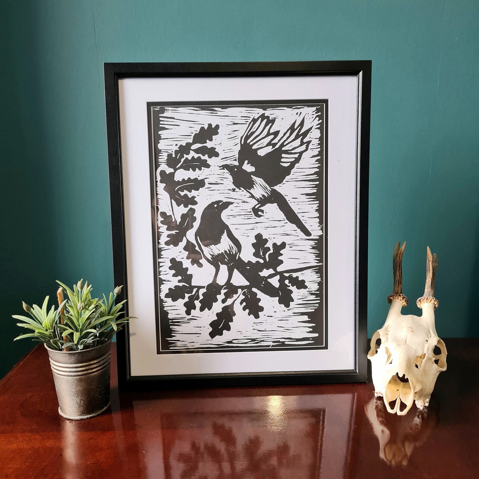 Instant Download Magpies Print Bird Gifts Goth Home Decor - Etsy