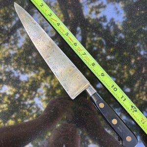 Carbon Steel Four Star Elephant Sabatier Chef's Knife (2) - Etsy