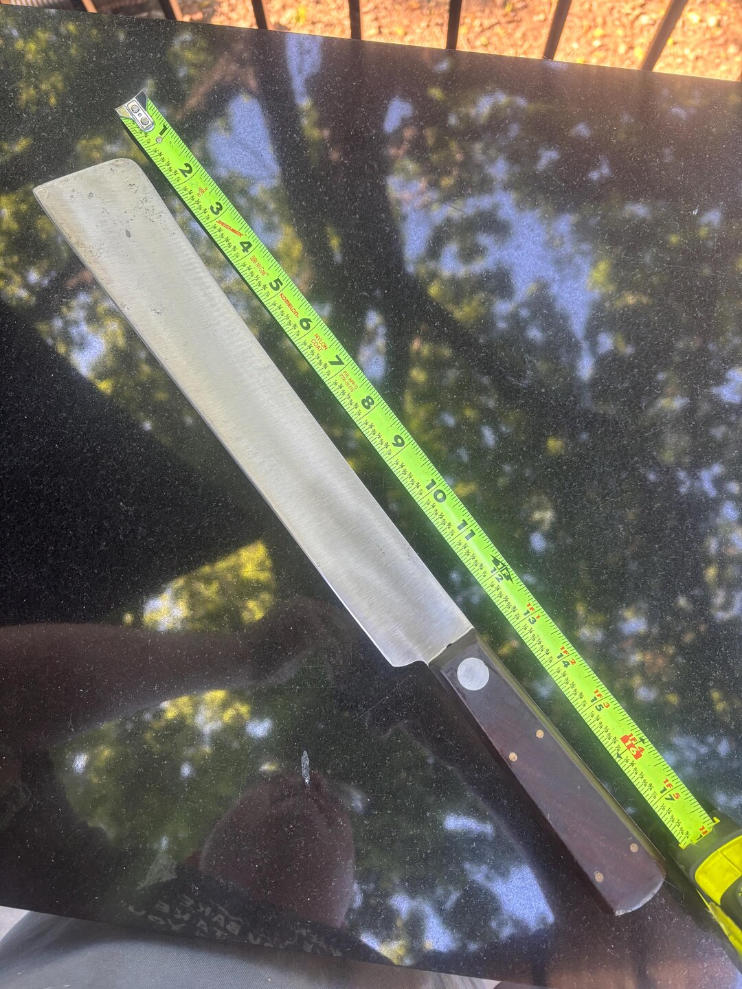 Huge Carbon Steel Butcher Knife - Etsy