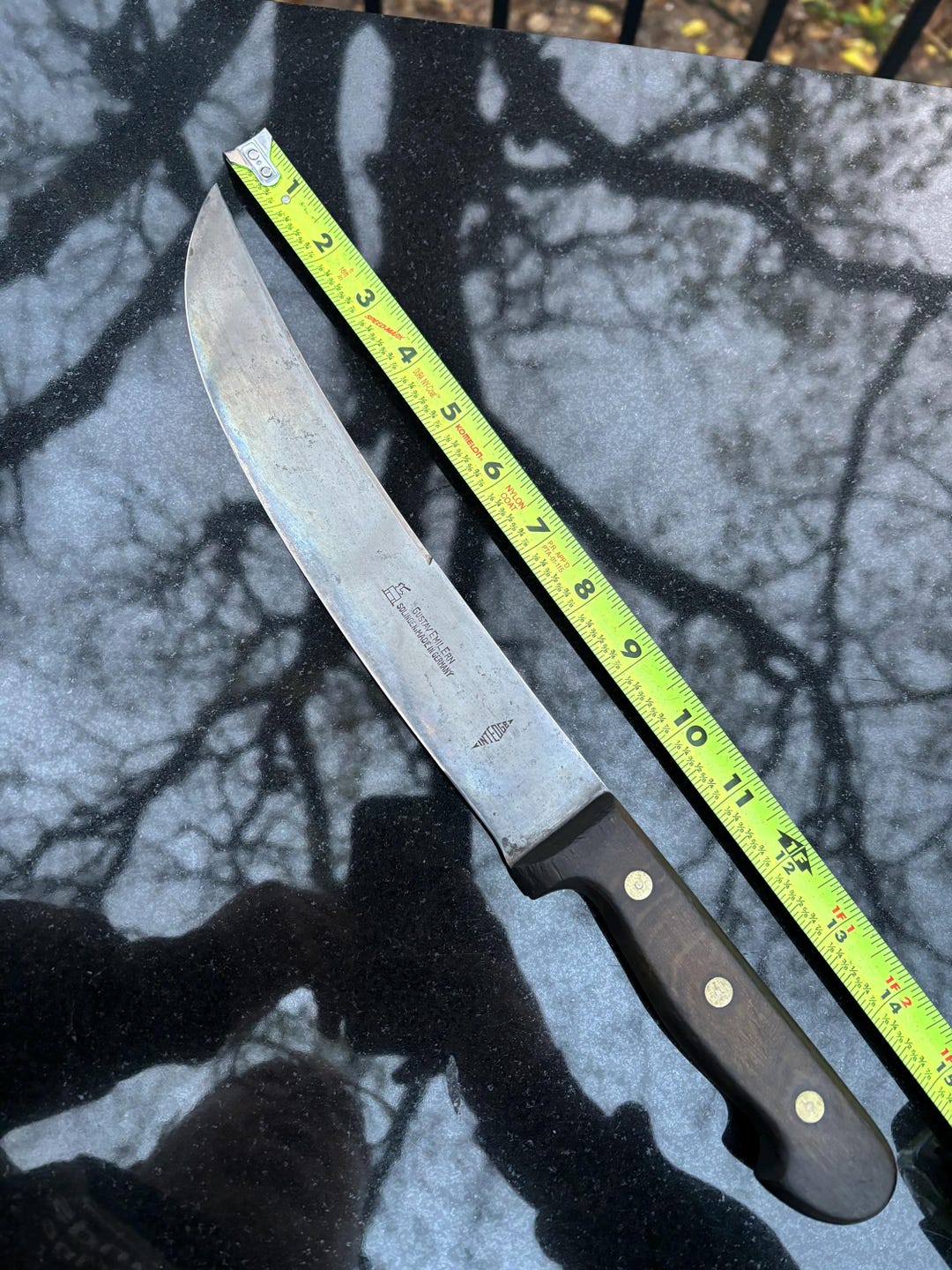 Vintage Gustav Emil Ern intedge Butcher Knife - Etsy