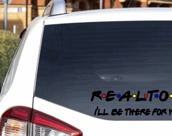Realtor Car Decal | Etsy
