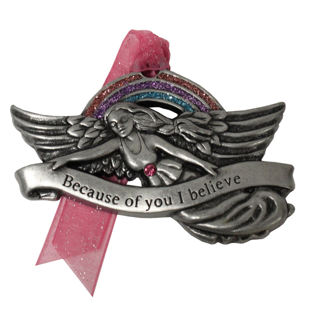 Be Strong and Have Faith Angel Ornament Cancer Awareness Survivor ...