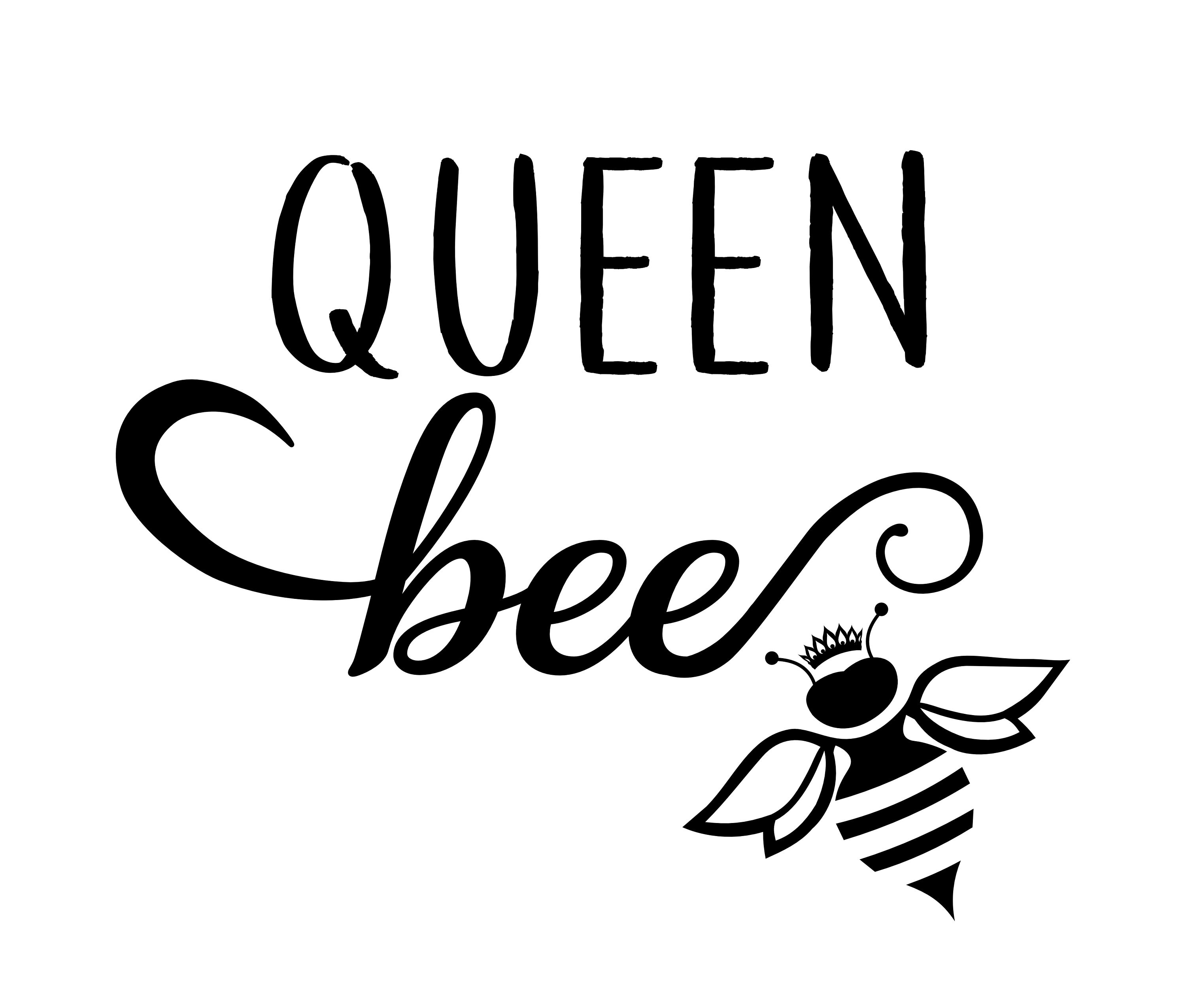 Queen Bee, SVG, EPS, Dfx, Pdf, Clipart, Queen Bee, Digital Download ...
