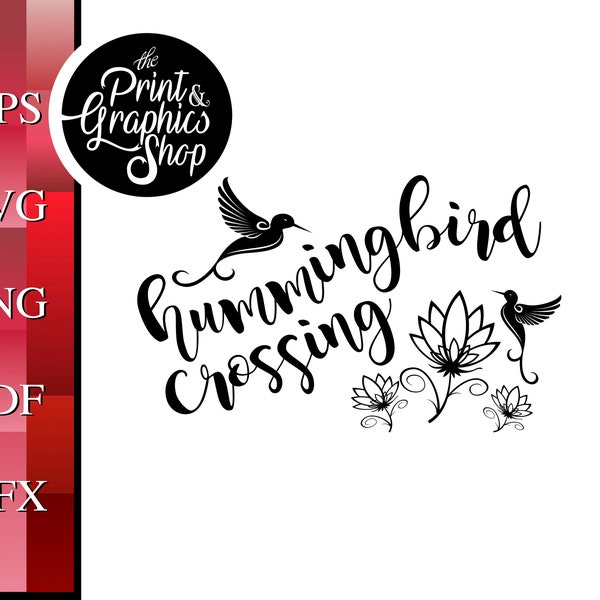 Hummingbird Crossing Sign - Etsy