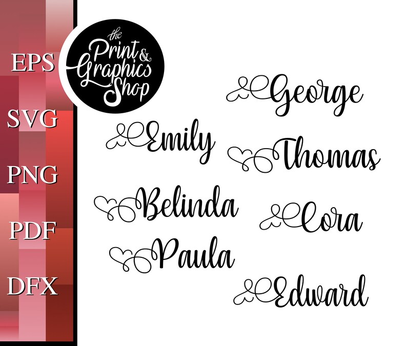 Script Alphabet SVG EPS Clipart Digital Download Instant - Etsy