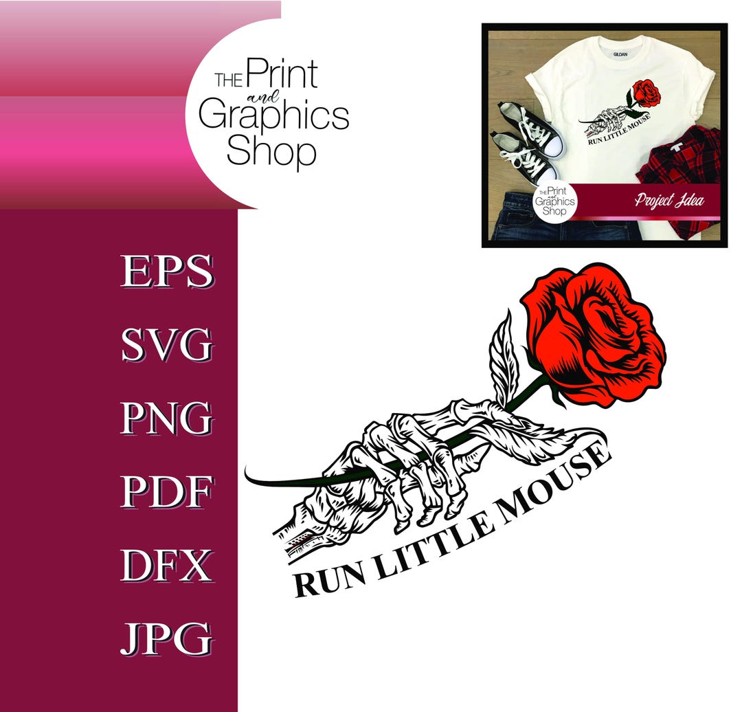 Haunting Adeline SVG, Run Little Mouse, Clipart, Zade SVG PNG (digital ...