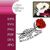 Run Little Mouse SVG and PNG Files - Etsy