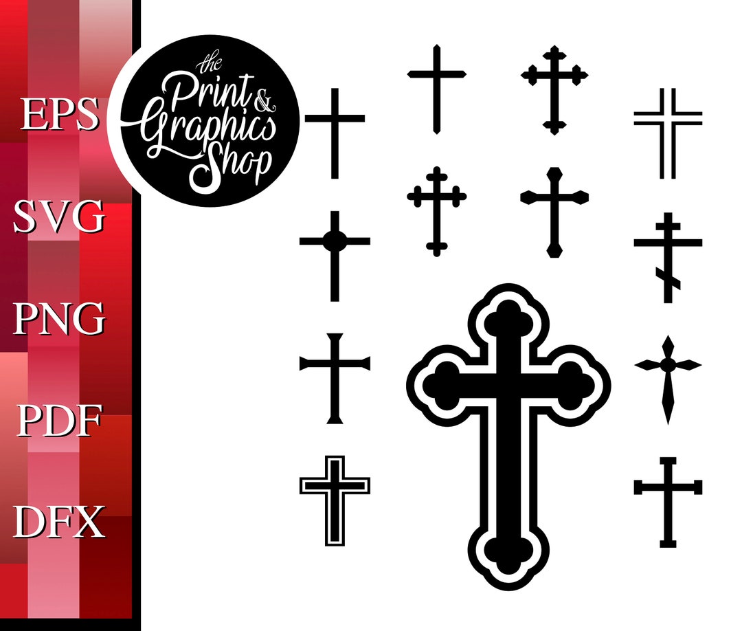 Crosses Christian Crosses Svg Cross Religious Crosses Cut - Etsy